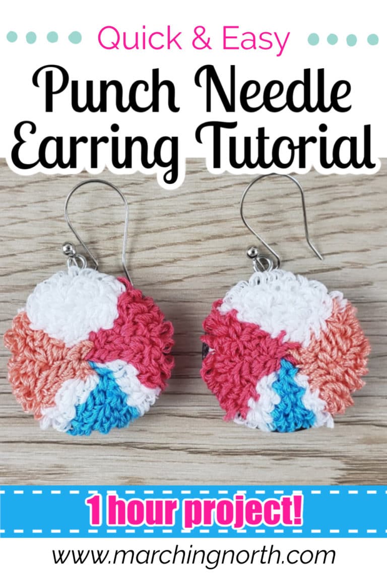 Adorable DIY Punch Needle Earrings | Quick & Easy Tutorial | Marching North