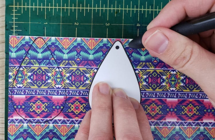 How to Make Leather Earrings {+ 3 Free Templates} | Marching North