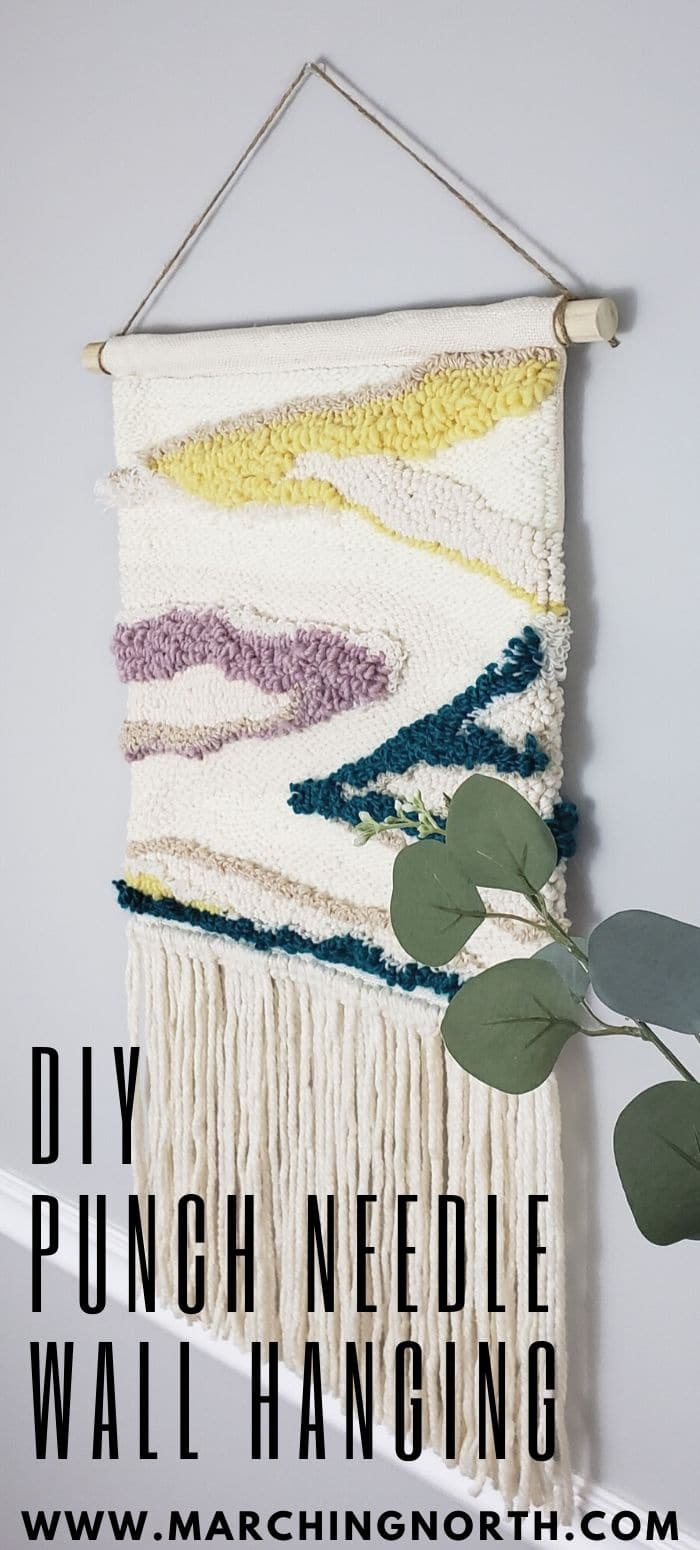DIY Punch Needle Art Wall Hanging Tutorial | Marching North