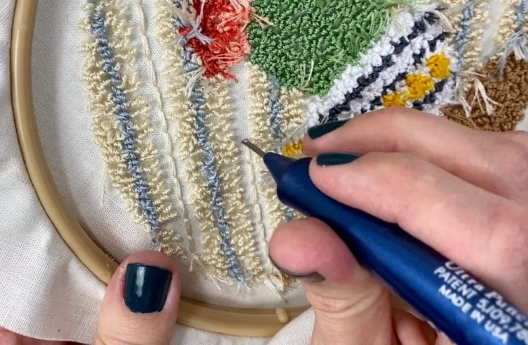 How to do Embroidery Stitches with a Punch Needle | Marching North