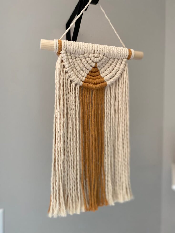 DIY Macrame Wall Hanging // Half-Circle (Semi-Lunar) | Marching North