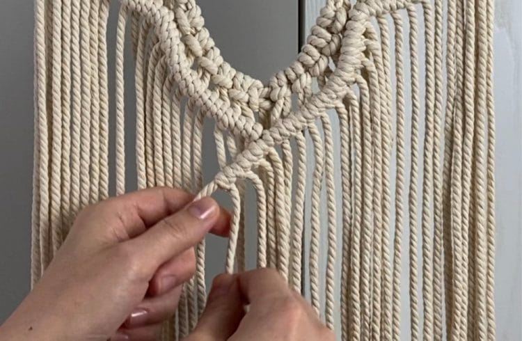 Easy Large DIY Macrame Wall Hanging (with Video!)