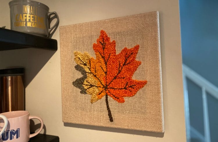 Free Fall Punch Needle Pattern (+ time-lapse video!) | Marching North