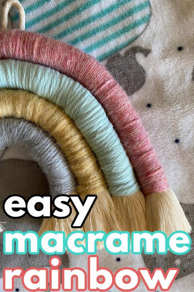 Easy Macrame Rainbow (No Sew!) Video + DIY Tutorial | Marching North
