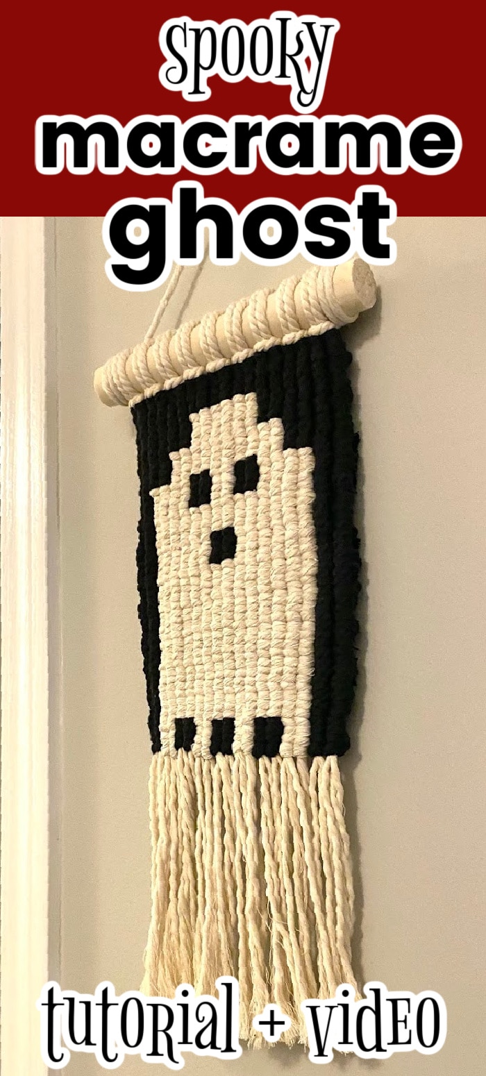 Macrame Ghost Pixel Art | Halloween Wall Hanging DIY | Marching North