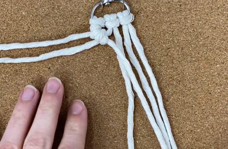 Macrame Mermaid Tail Keychain DIY // Tutorial + Video | Marching North