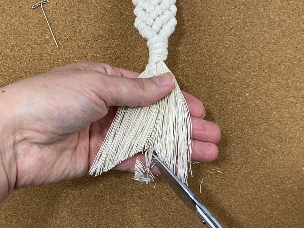 Macrame Mermaid Tail Keychain DIY // Tutorial + Video | Marching North