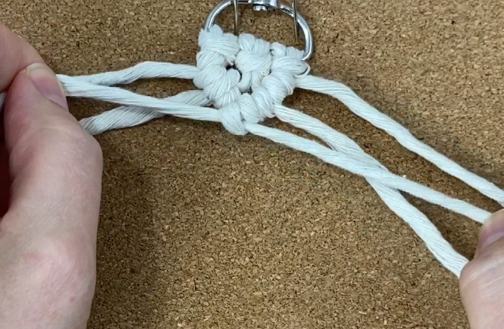 Macrame Mermaid Tail Keychain DIY // Tutorial + Video | Marching North