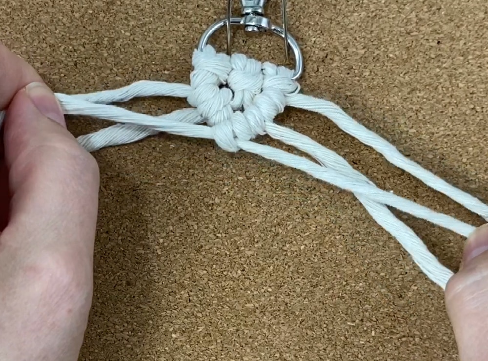 Macrame Mermaid Tail Keychain DIY // Tutorial + Video | Marching North