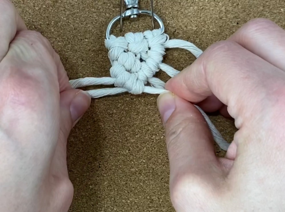 Macrame Mermaid Tail Keychain DIY // Tutorial + Video | Marching North