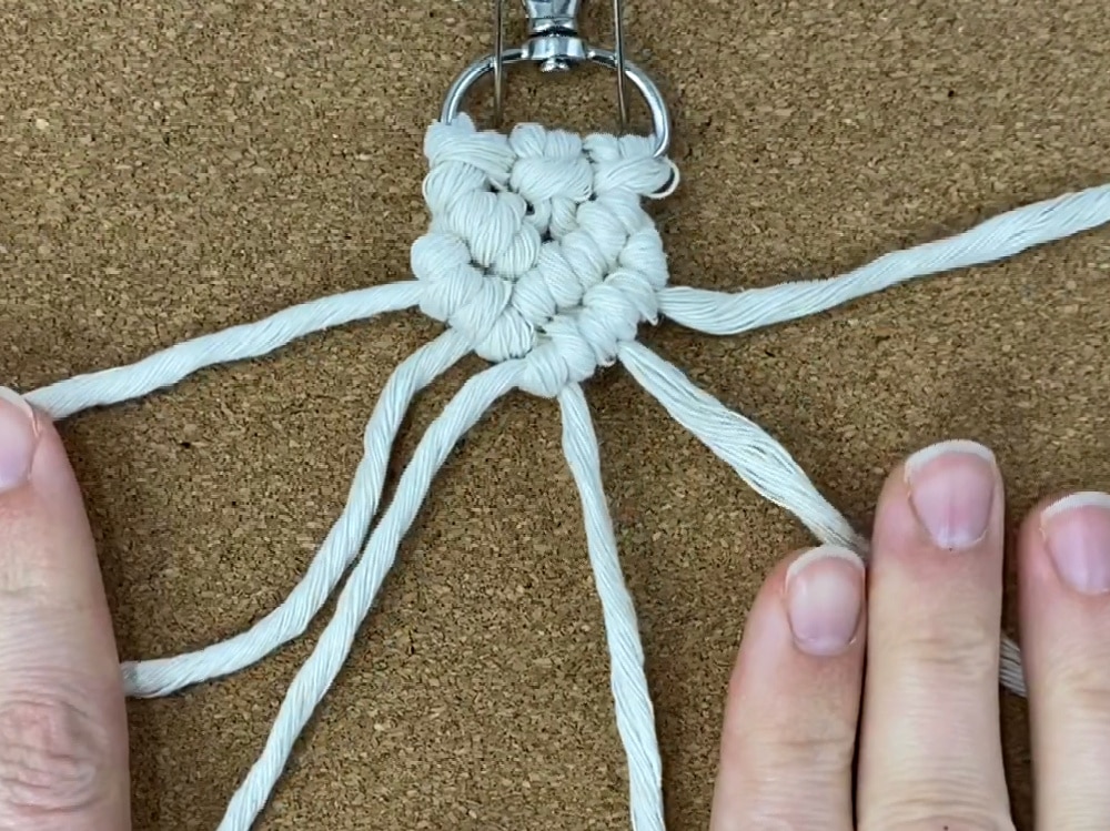 Macrame Mermaid Tail Keychain DIY // Tutorial + Video | Marching North