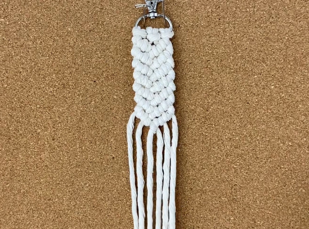 Macrame Mermaid Tail Keychain DIY // Tutorial + Video | Marching North