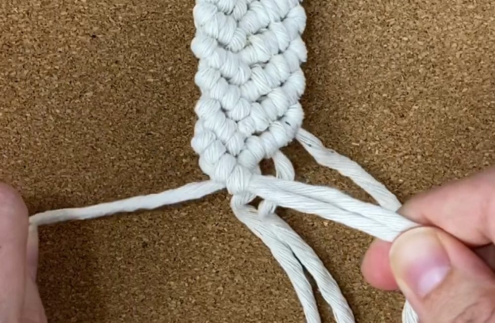 Macrame Mermaid Tail Keychain DIY // Tutorial + Video | Marching North
