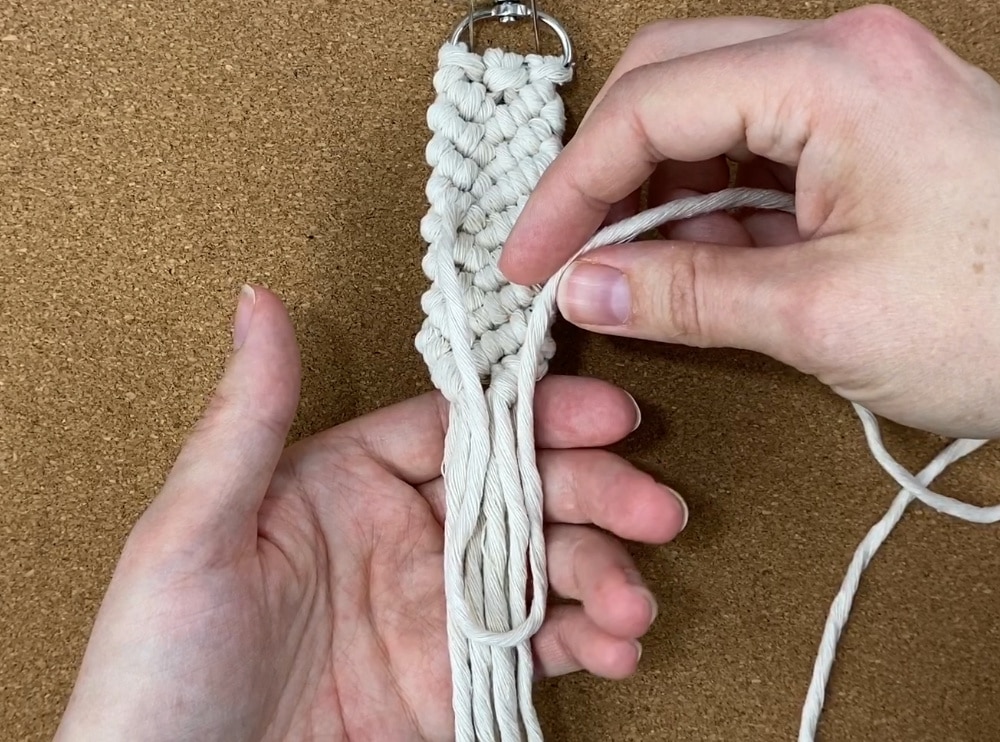 Macrame Mermaid Tail Keychain DIY // Tutorial + Video | Marching North