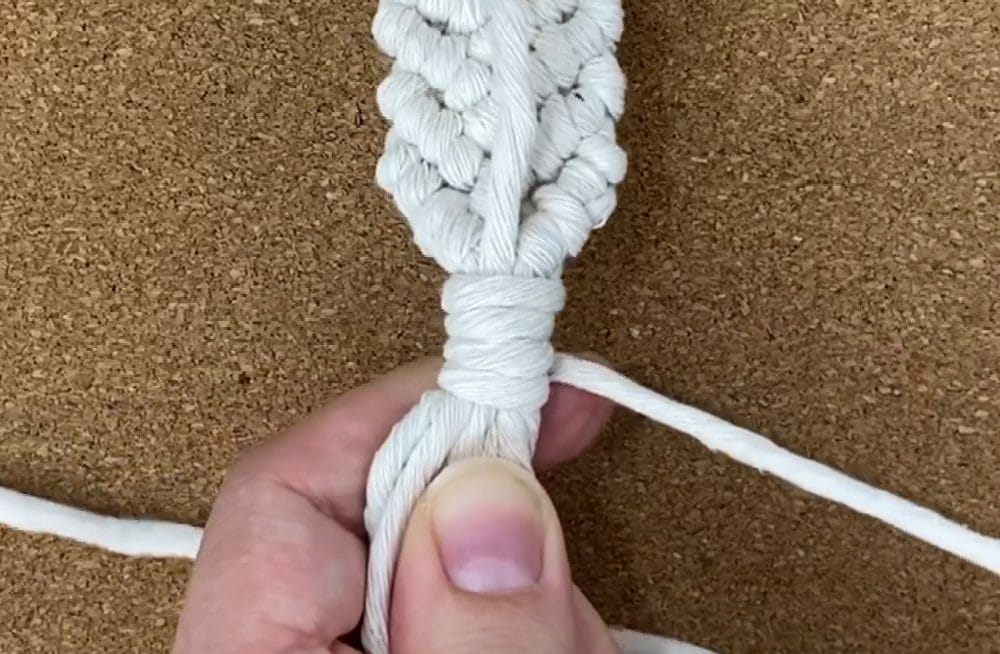 Macrame Mermaid Tail Keychain DIY // Tutorial + Video | Marching North