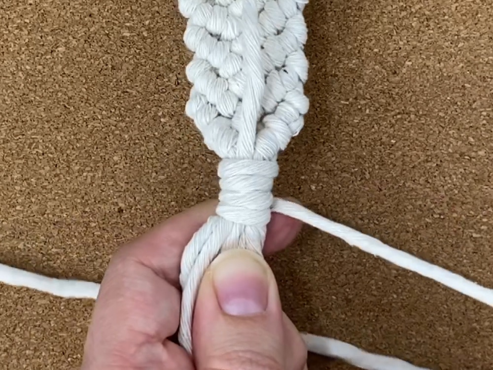 Macrame Mermaid Tail Keychain DIY // Tutorial + Video | Marching North