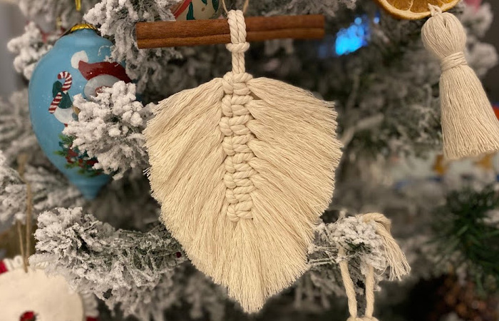 7 Easy Macrame Christmas Ornaments (with Free Patterns!)