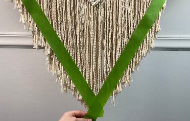 How to Cut Perfectly Straight Macrame Fringe (3 Easy Hacks!)