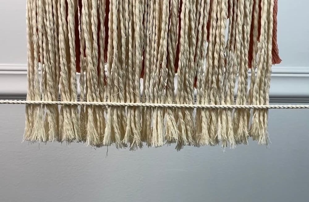 How to Cut Perfectly Straight Macrame Fringe (3 Easy Hacks!)