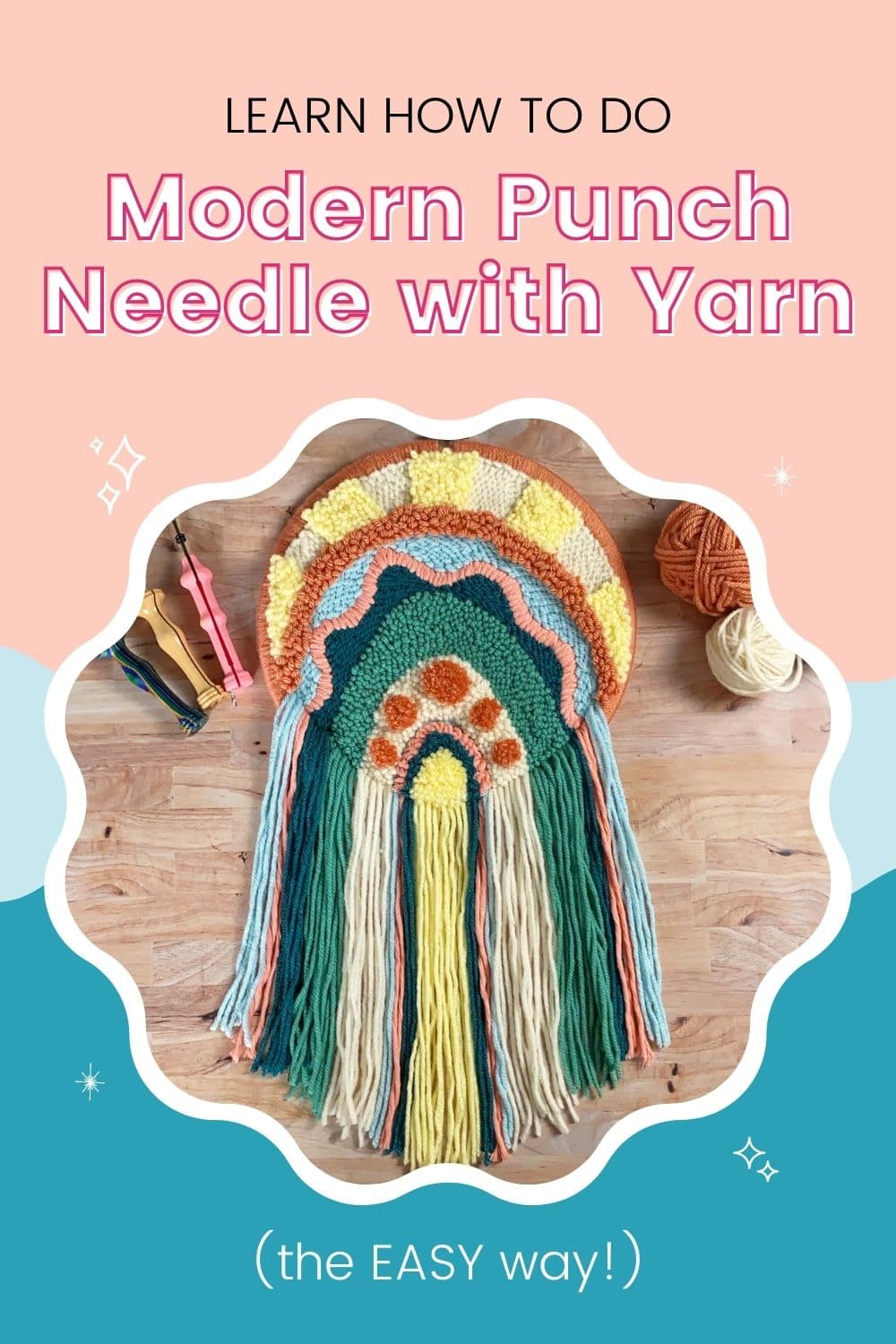 Punch Needle Class (Online!) | Modern Punch Needle with Yarn