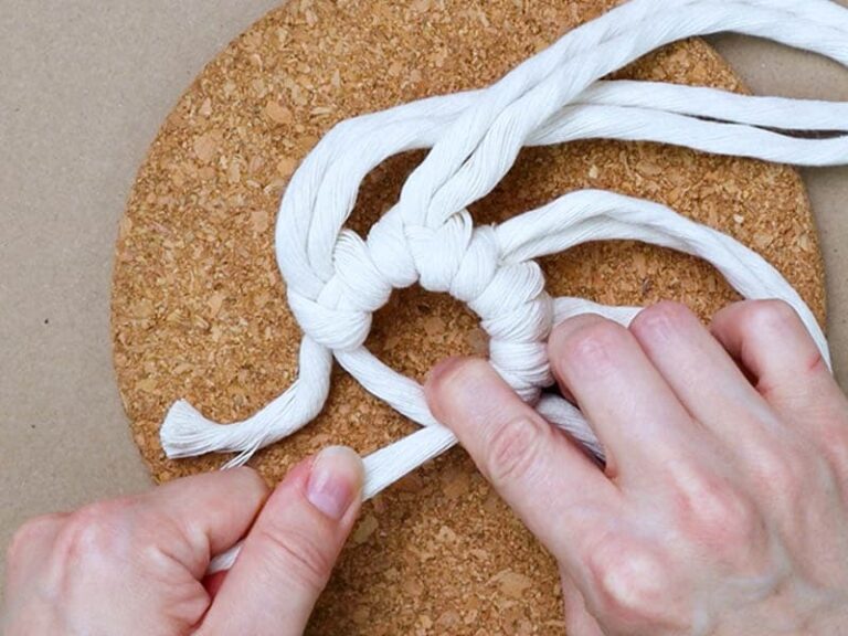 Chunky Round Macrame Coasters (Pattern & Tutorial!) | Marching North