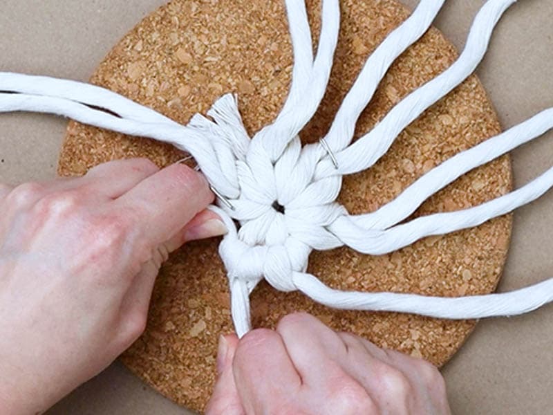 Chunky Round Macrame Coasters (Pattern & Tutorial!) | Marching North