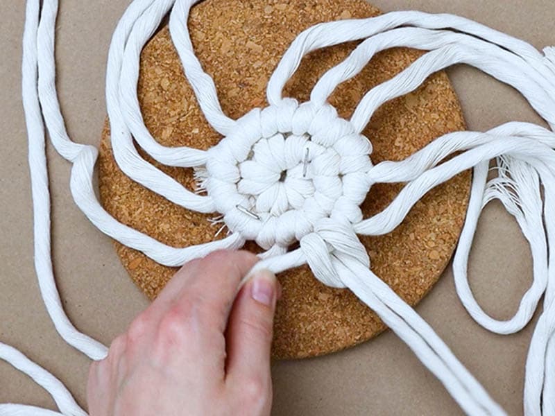 Chunky Round Macrame Coasters (Pattern & Tutorial!) | Marching North