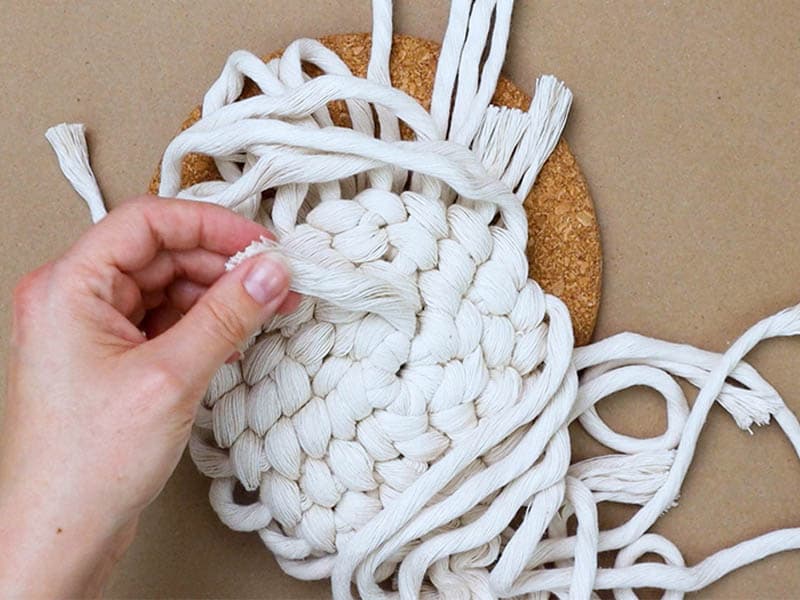 Chunky Round Macrame Coasters (Pattern & Tutorial!) | Marching North