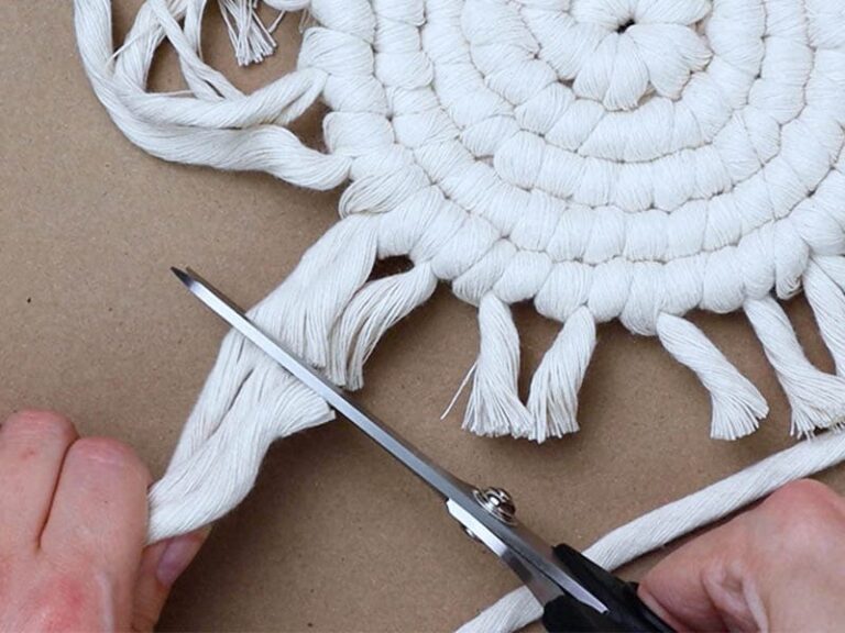 Chunky Round Macrame Coasters (Pattern & Tutorial!) | Marching North