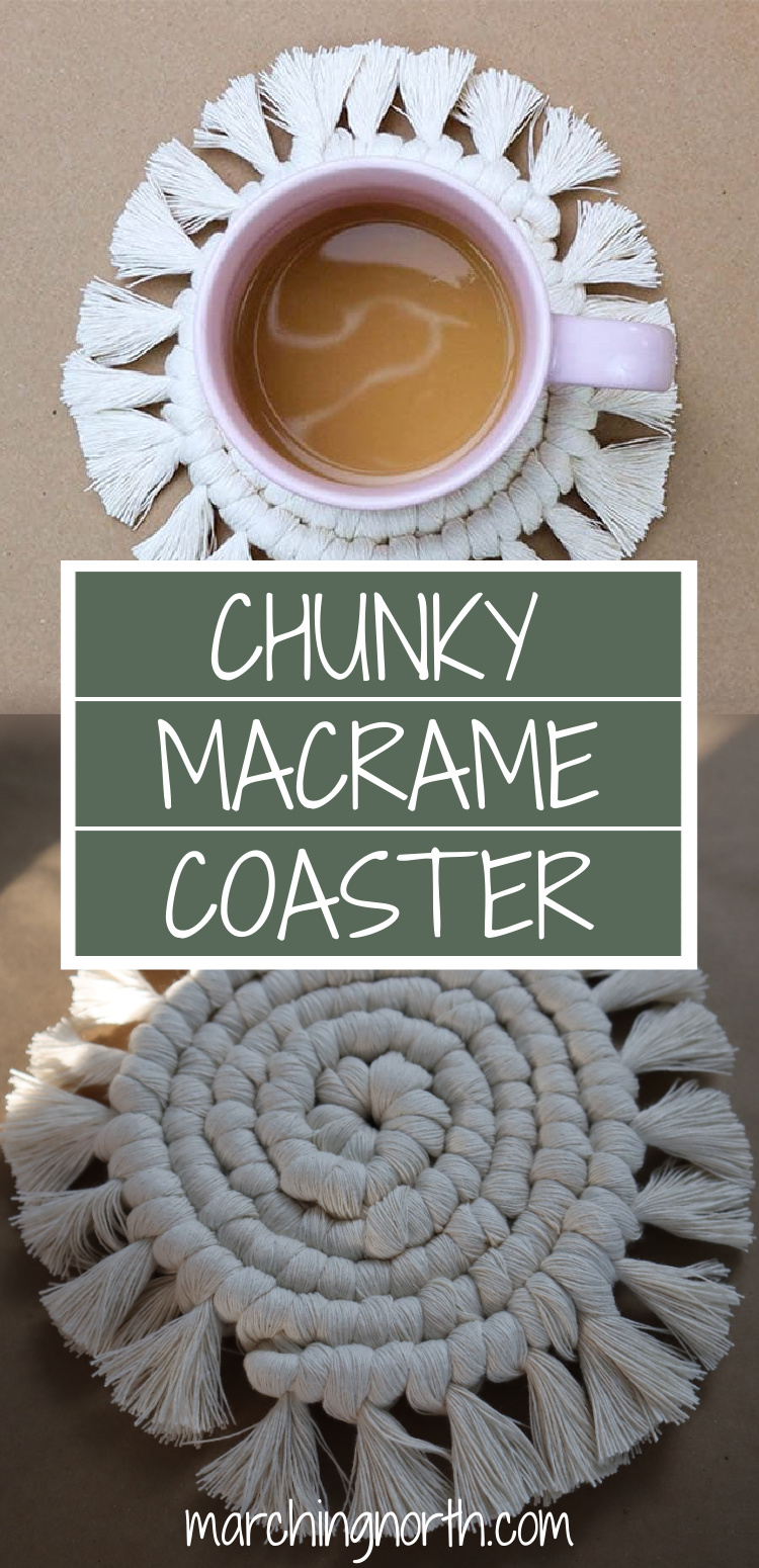 Chunky Round Macrame Coasters (Pattern & Tutorial!) | Marching North