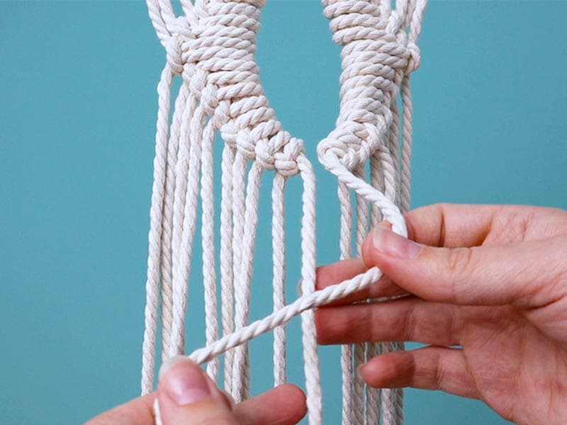 Diamond Macrame (Wall Hanging) Plant Hanger | Tutorial & Video!