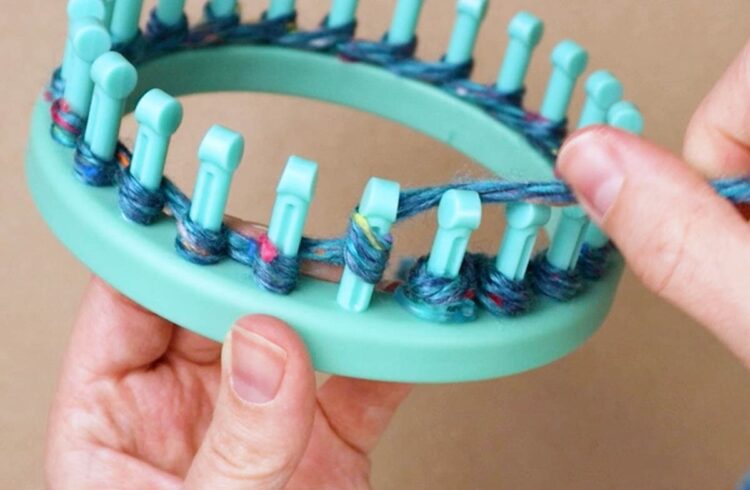 How to Loom Knit Slipper Socks (Easy Tutorial & Video!) | Marching North