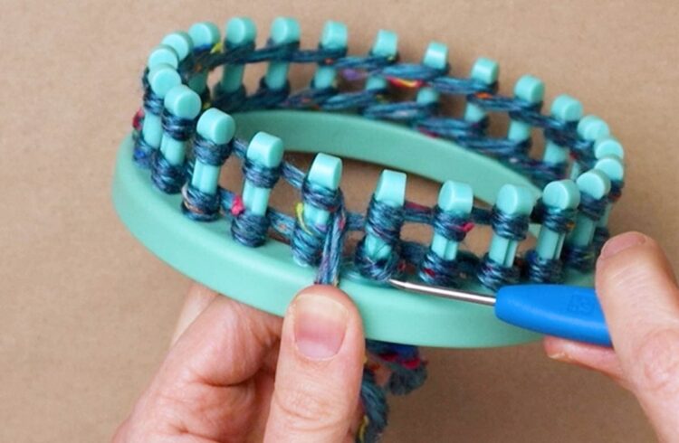 How to Loom Knit Slipper Socks (Easy Tutorial & Video!) | Marching North