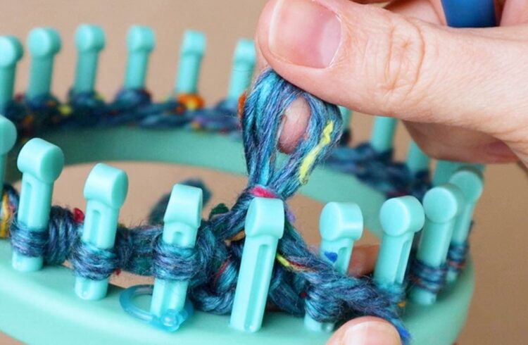 How to Loom Knit Slipper Socks (Easy Tutorial & Video!) | Marching North