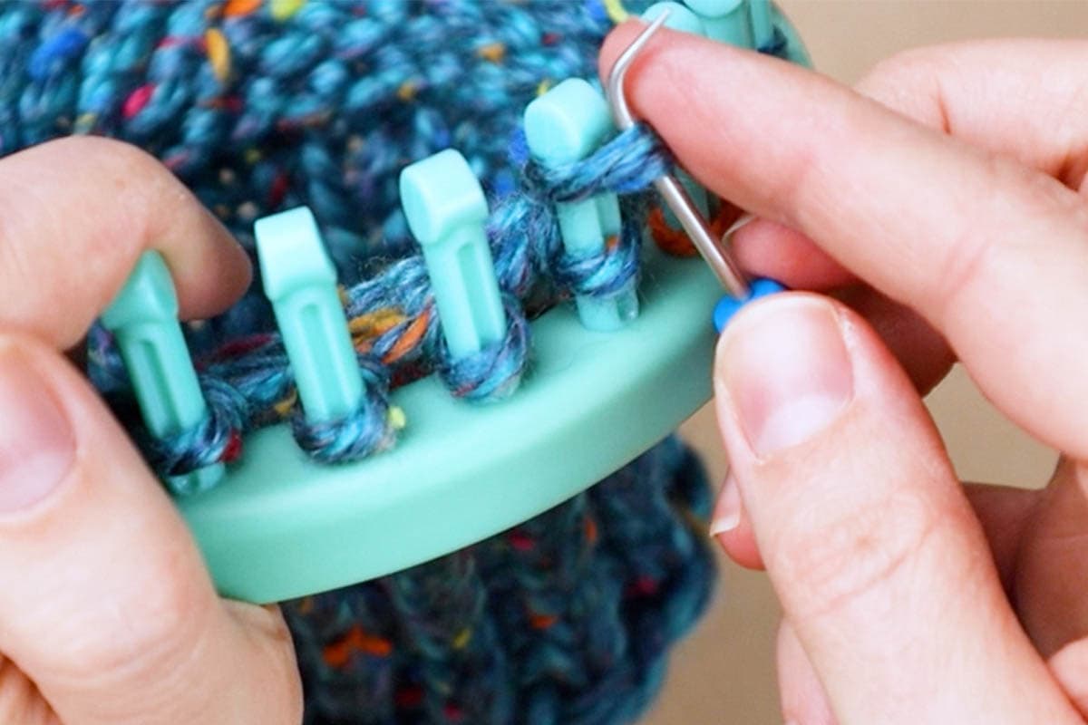 How to Loom Knit Slipper Socks (Easy Tutorial & Video!) | Marching North