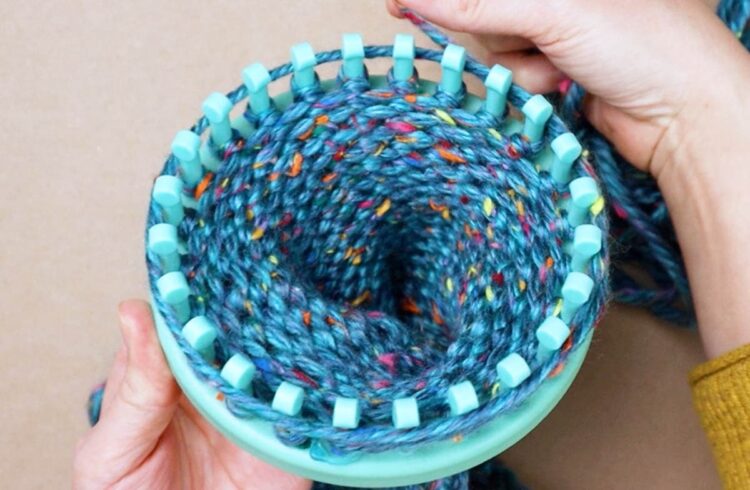 How to Loom Knit Slipper Socks (Easy Tutorial & Video!) | Marching North