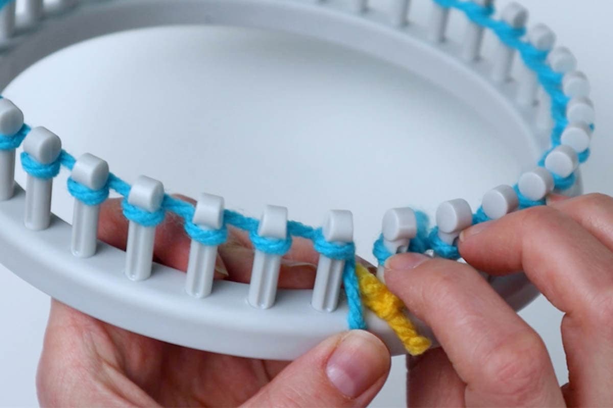 How to Loom Knit a Baby Hat (in 2 Sizes!) | Marching North