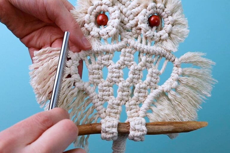 Free Macrame Owl Pattern (Easy DIY Tutorial & Video!) | Marching North