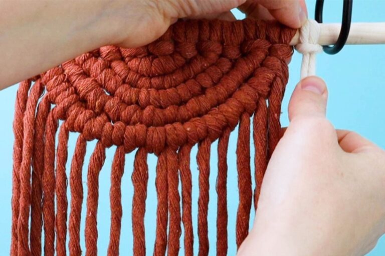 DIY Macrame Sunflower Wall Hanging (Tutorial & Video!) | Marching North