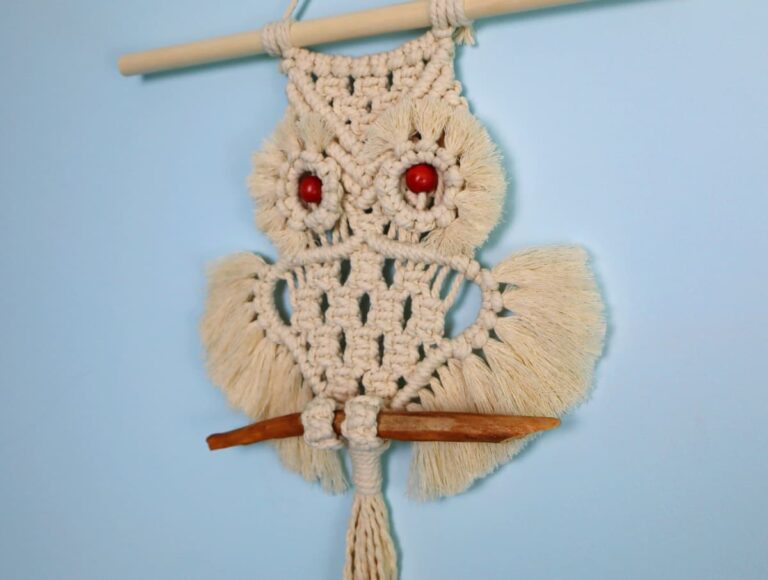 Free Macrame Owl Pattern (Easy DIY Tutorial & Video!) | Marching North
