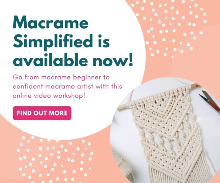 Learn 15 Basic Macrame Knots (+ PDF Guide for Beginners!) | Marching North