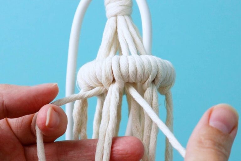 Boho DIY Macrame Chandelier (Free Pattern & Video!) | Marching North