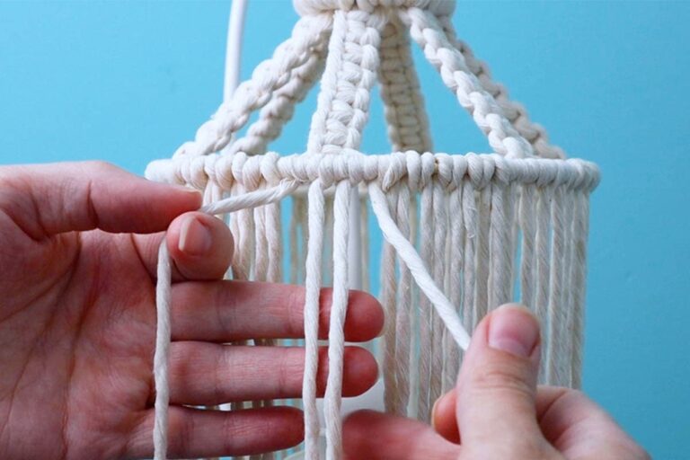 Boho DIY Macrame Chandelier (Free Pattern & Video!) | Marching North