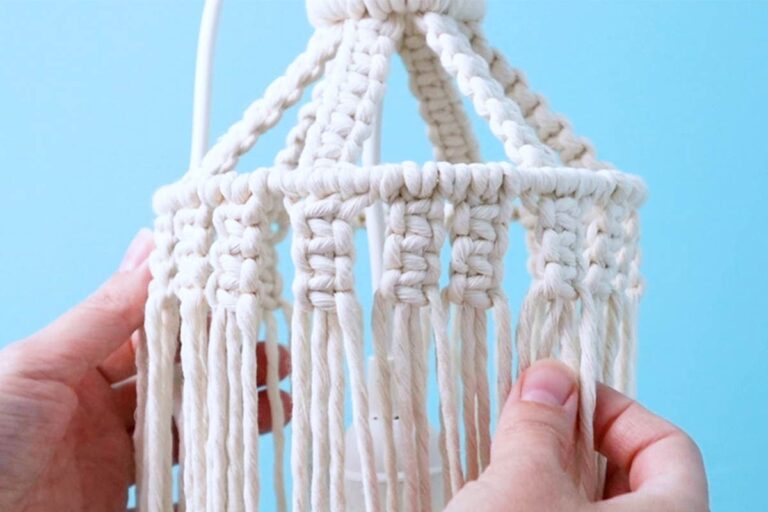 Boho DIY Macrame Chandelier (Free Pattern & Video!) | Marching North