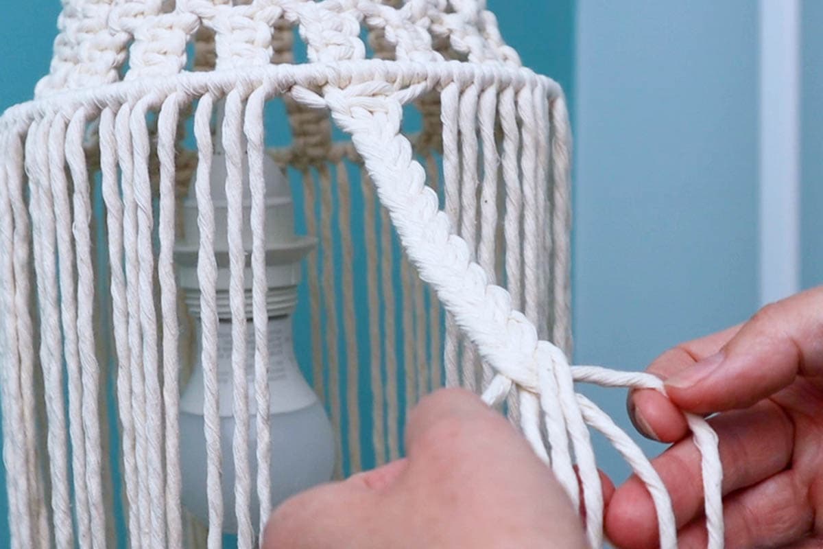 Boho DIY Macrame Chandelier (Free Pattern & Video!) | Marching North
