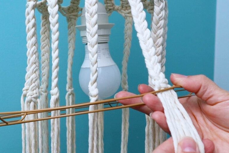 Boho DIY Macrame Chandelier (Free Pattern & Video!) | Marching North