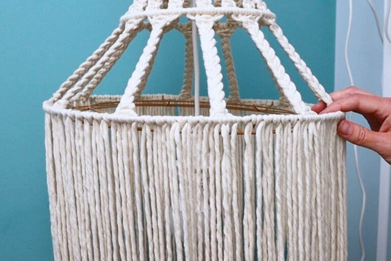 Boho DIY Macrame Chandelier (Free Pattern & Video!) | Marching North