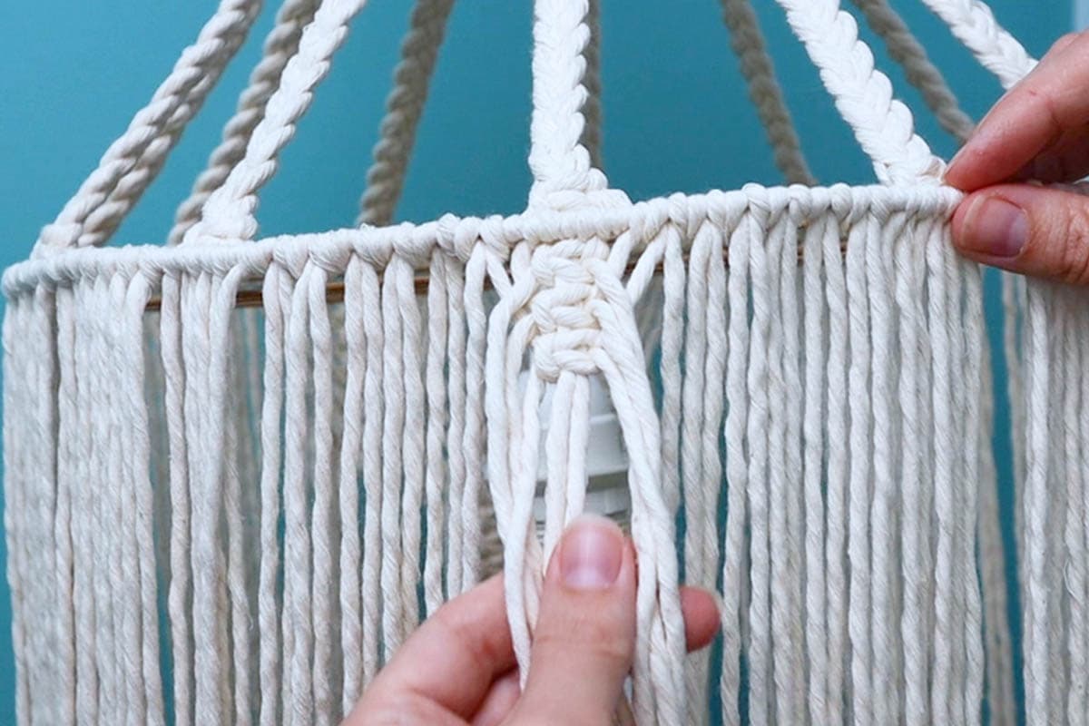 Boho DIY Macrame Chandelier (Free Pattern & Video!) | Marching North