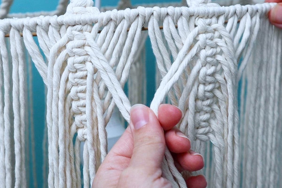 Boho DIY Macrame Chandelier (Free Pattern & Video!) | Marching North