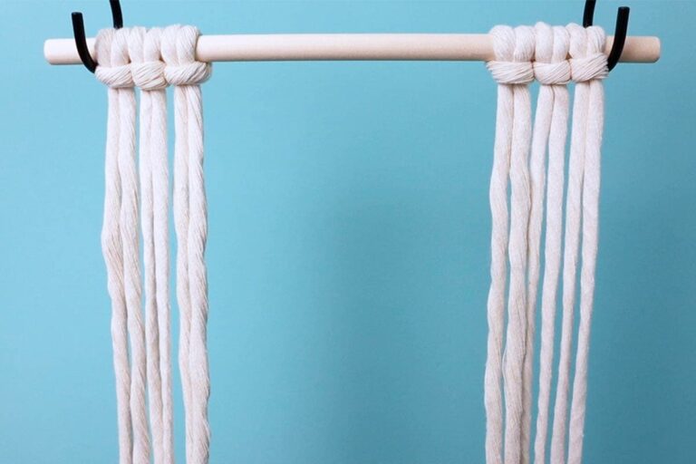 DIY Boho Macrame Wall Hanging with Tassels (Free Pattern!) | Marching North